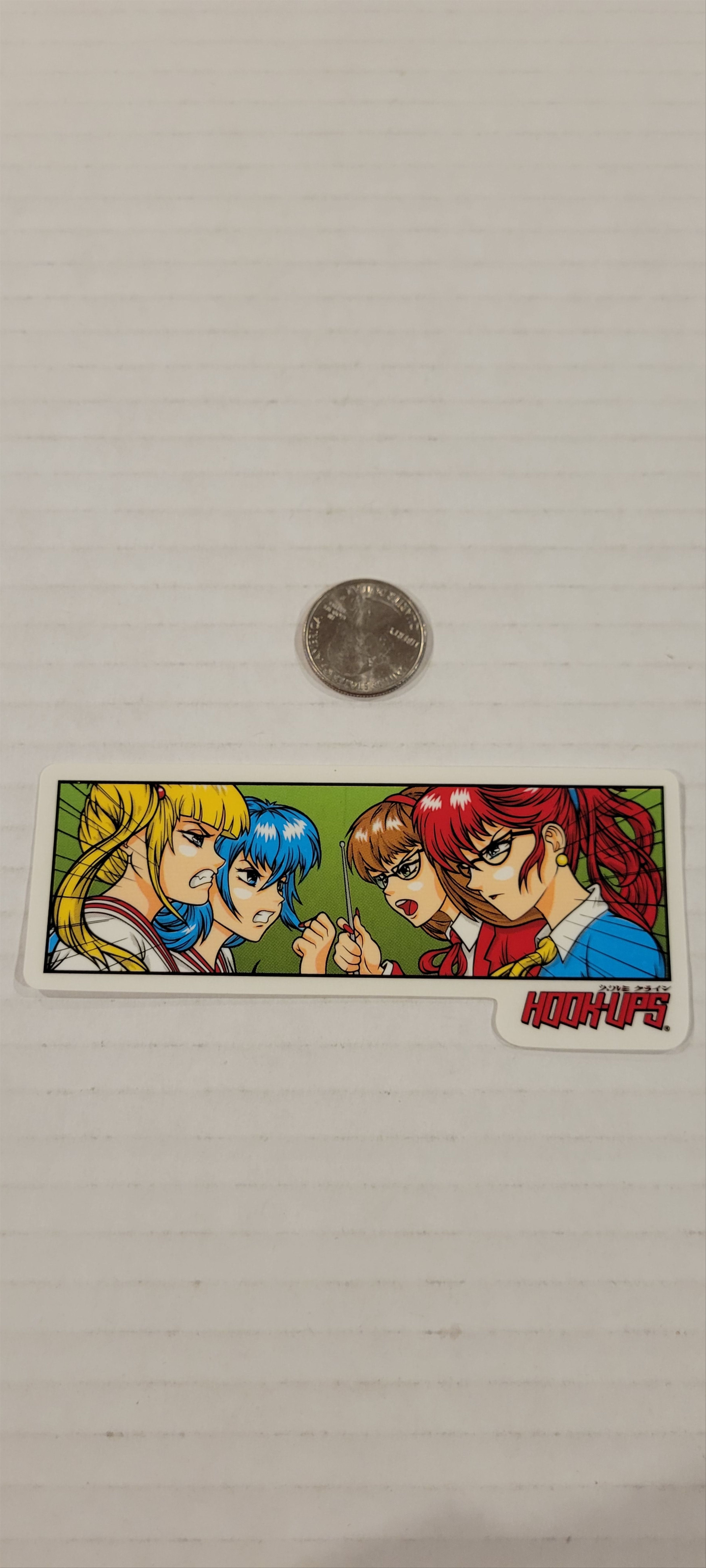 Hook-Ups JEREMY KLEIN SCHOOL BATTLE HOOK STICKER SUPREME FUCT ANIME ...