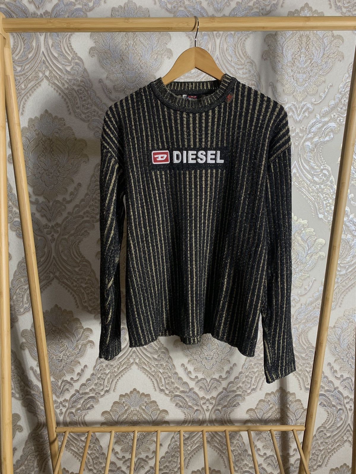 Diesel × Streetwear × Vintage Vintage Diesel Sweater Knit Y2K Japanese ...