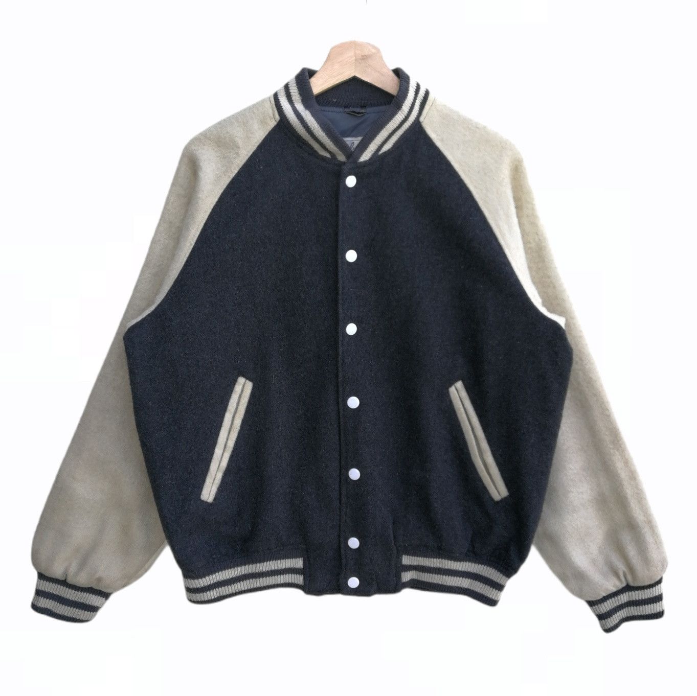 Japanese Brand × Varsity Jacket Vintage Bobson Varsity Jacket Size L ...