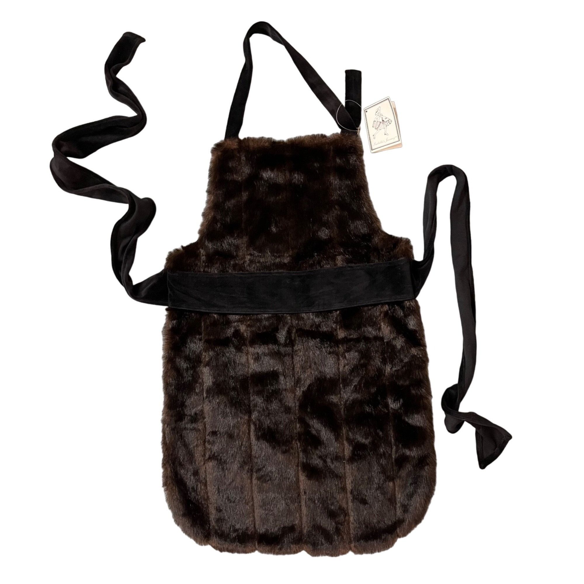 Other NWT Isabella’s Journey Vegan Faux Fur Apron Mink Full Velvet ...