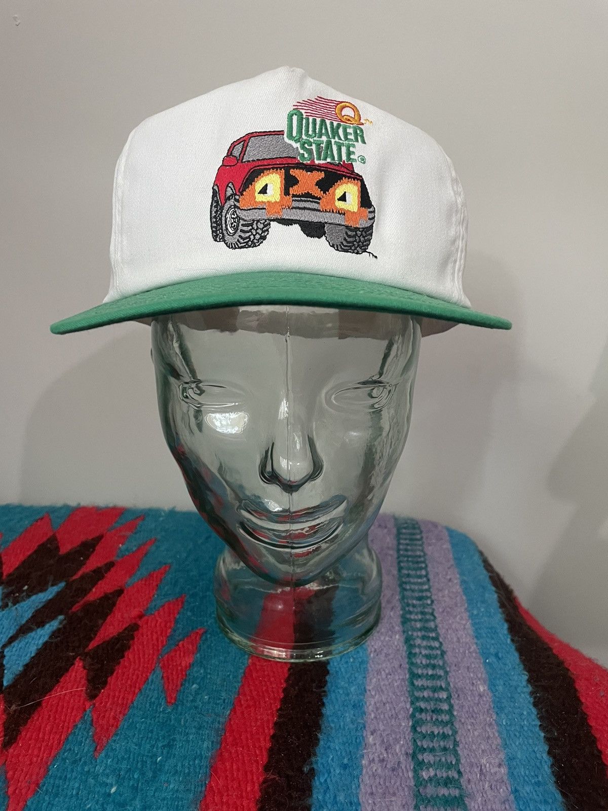 Streetwear × Vintage Vintage 1980s Quaker state oil 4x4 hat | Grailed