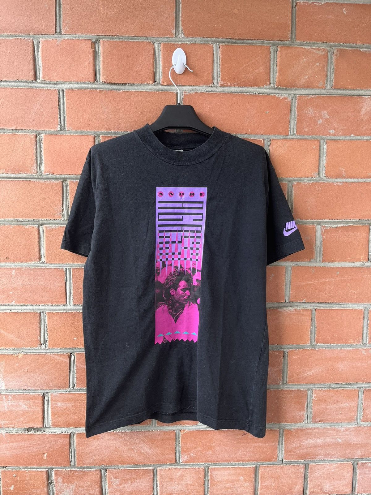 Andre Agassi × Nike × Vintage Vintage Nike Agassi Print Tennis Retro T ...