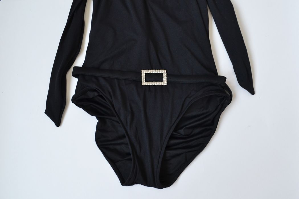 Dior 🟢 Christian Dior Bodysuit Swim Black Vintage Swimwear | Grailed