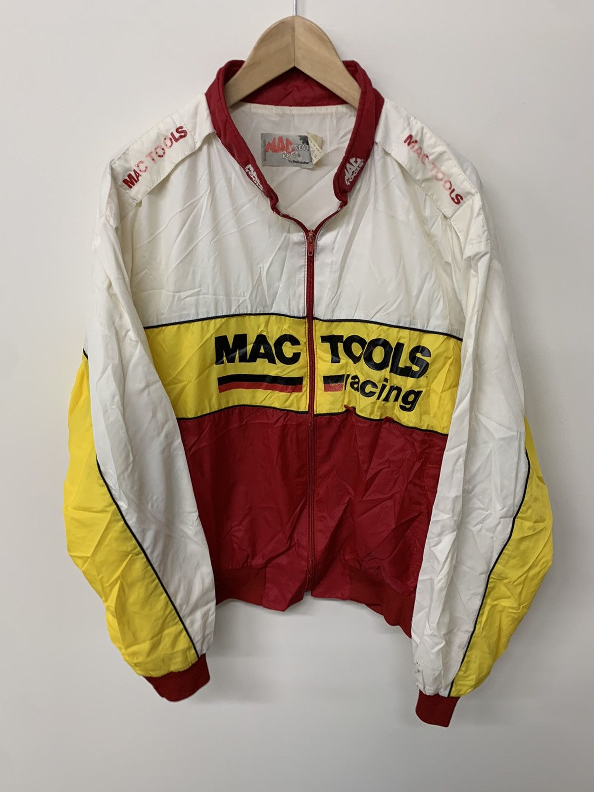 NASCAR × Racing × Vintage Vintage Mac Tools NASCAR Pit Jacket ...