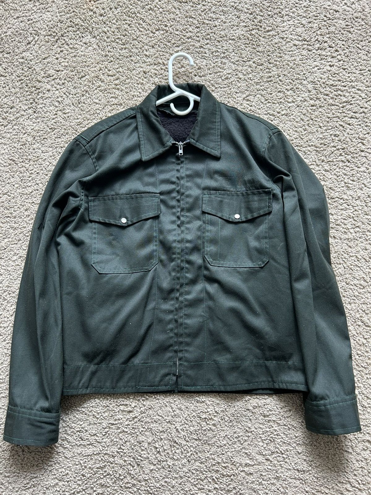 Vintage 50s Sherpa Lined Snap Pearl Canadian Park Rangers Jacket | Grailed