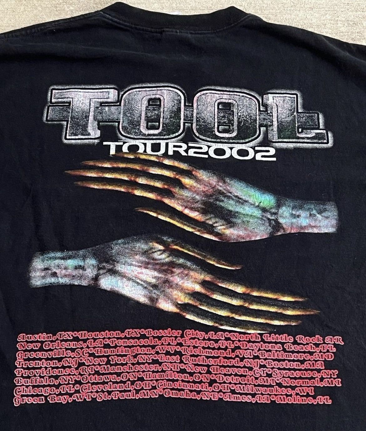 Vintage Vintage TOOL 2002 Tour Bootleg T-Shirt | Grailed