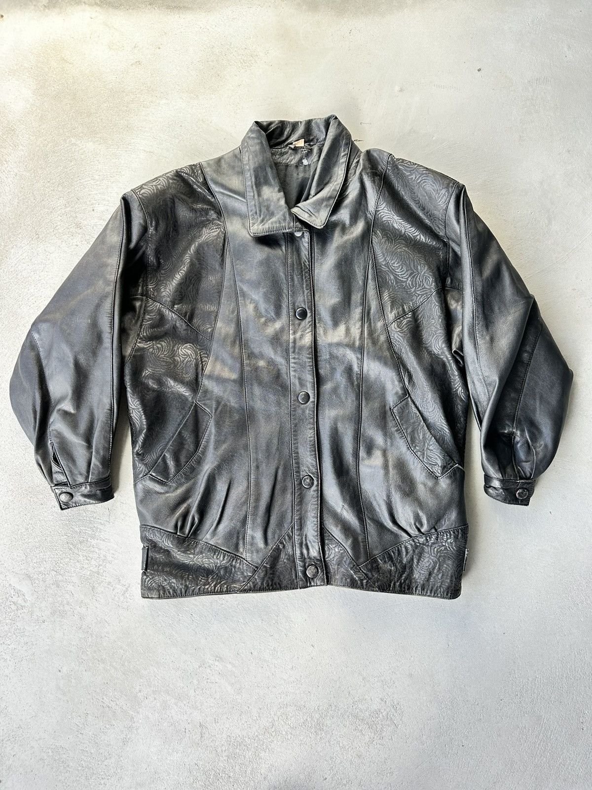 Leather Jacket × Racing × Vintage Vintage Leather Jacket | Grailed