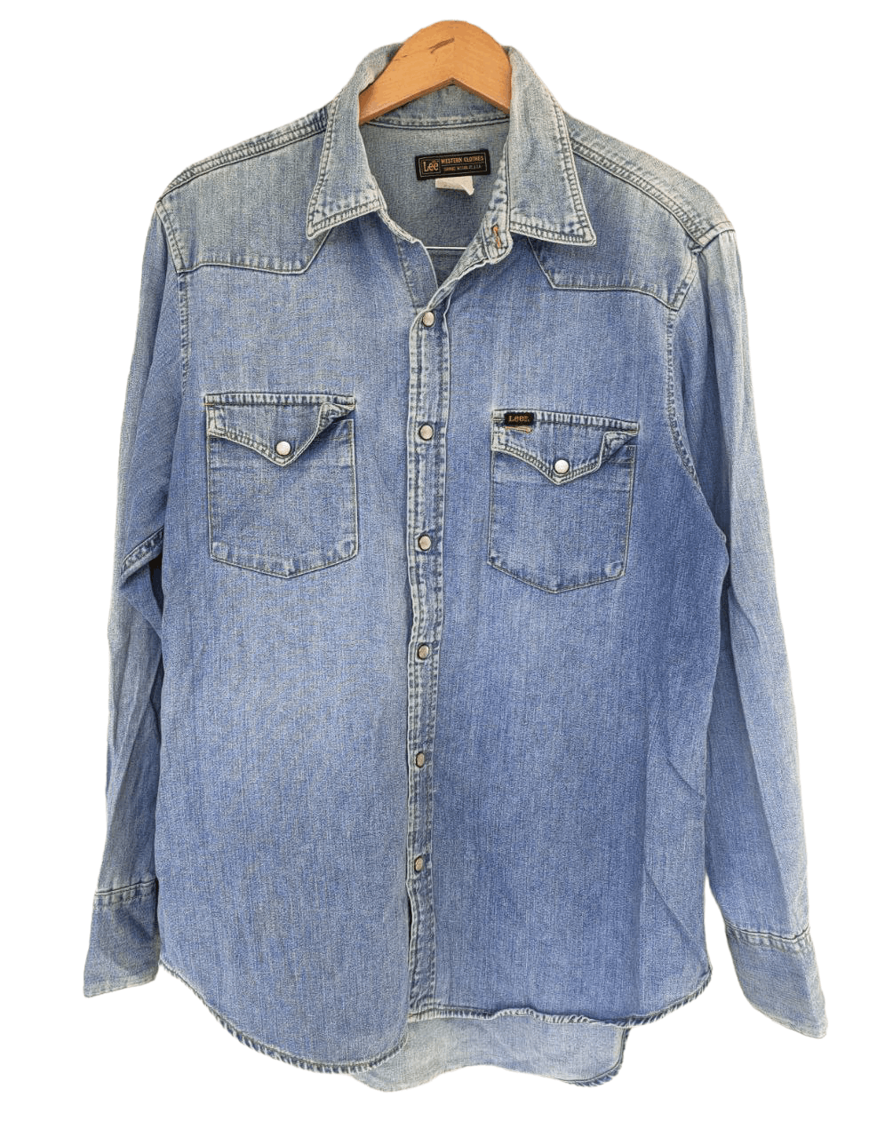 Lee × Streetwear × Vintage Vintage Lee Button Up Soft Denim Shirt | Grailed