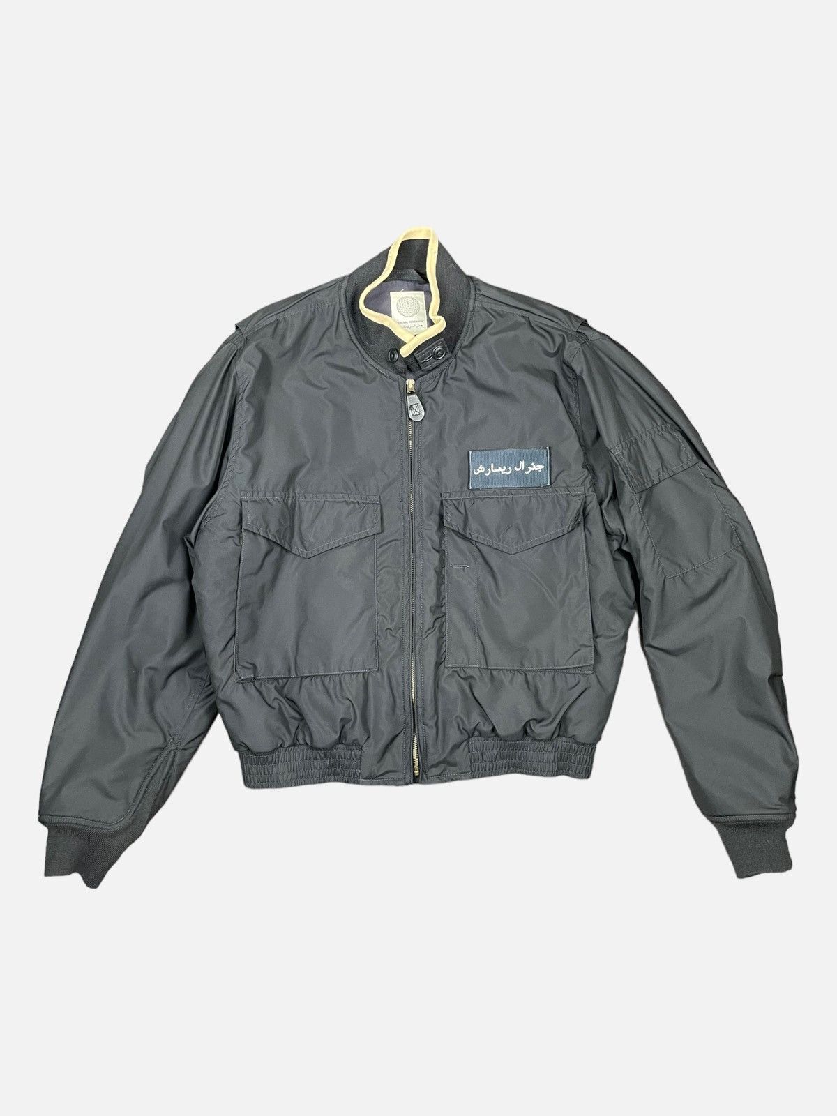 General Research SAMPLE General Research Arabic Patch Bomber Jacket ...