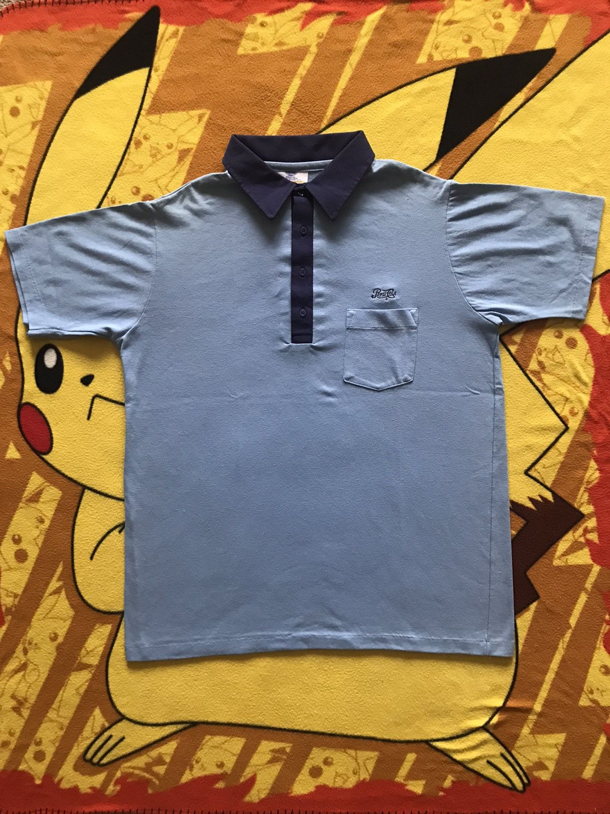 Vintage Vintage 80’s Pepsi-Cola Embroidered Polo Shirt | Grailed
