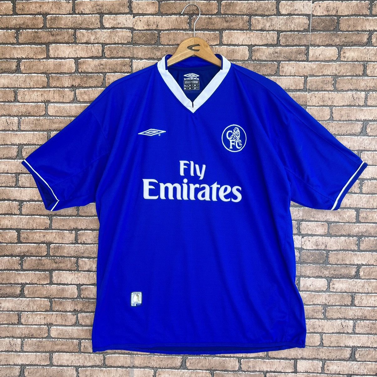 Chelsea × Soccer Jersey × Vintage Chelsea 2003-2004 Home Kit Soccer ...