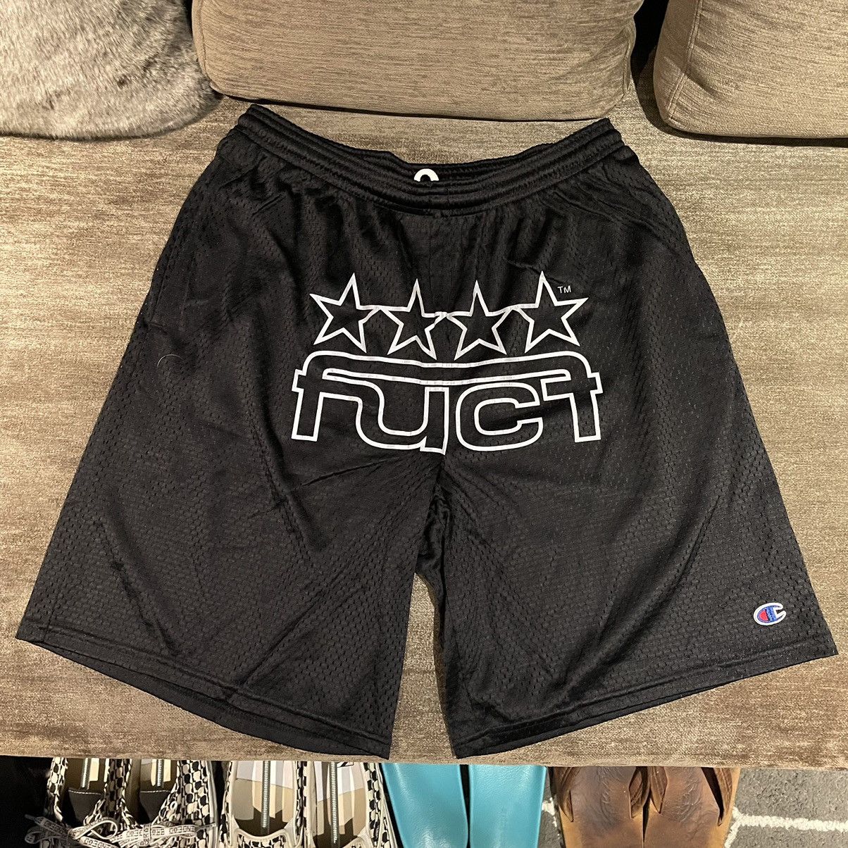 Fuct Fuct Shorts 3M Star Logo Champion Mesh | Grailed