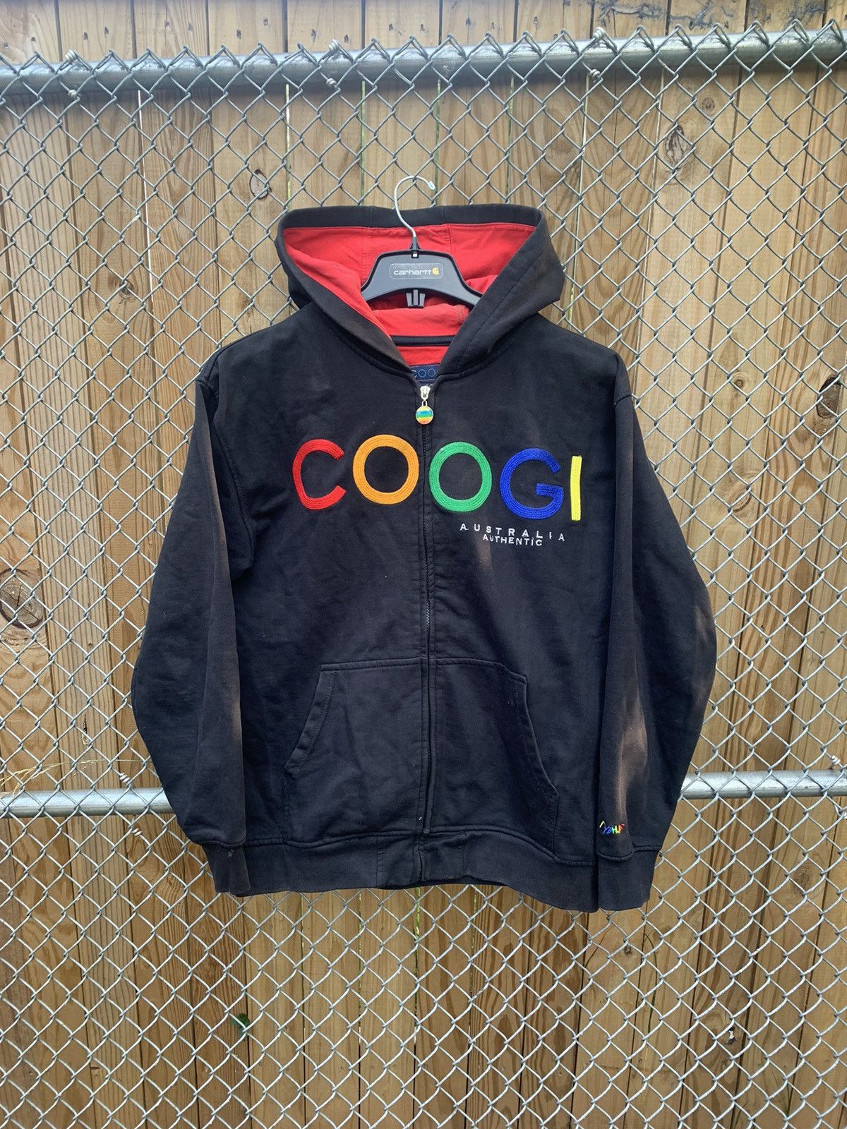 Coogi × Streetwear × Vintage Vintage Coogi Spellout zip up Hoodie ...
