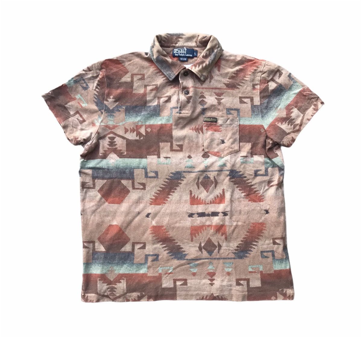 Polo Ralph Lauren Vtg 90’s Ralph Lauren Aztech Native Polo Shirt | Grailed