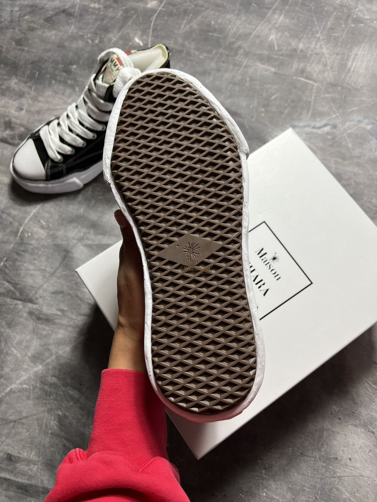 Miharayasuhiro Maison Mihara Yasuhiro OG Sole High Top Black | Grailed