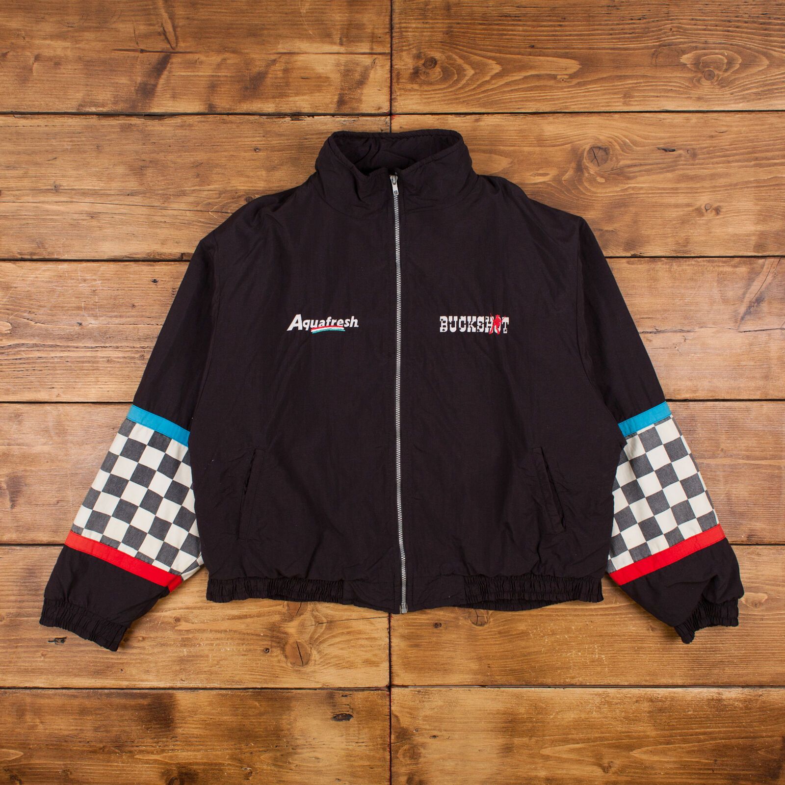 NASCAR Vintage Ashley Nascar Jacket XL 90s NASCAR USA Made Black Zip ...