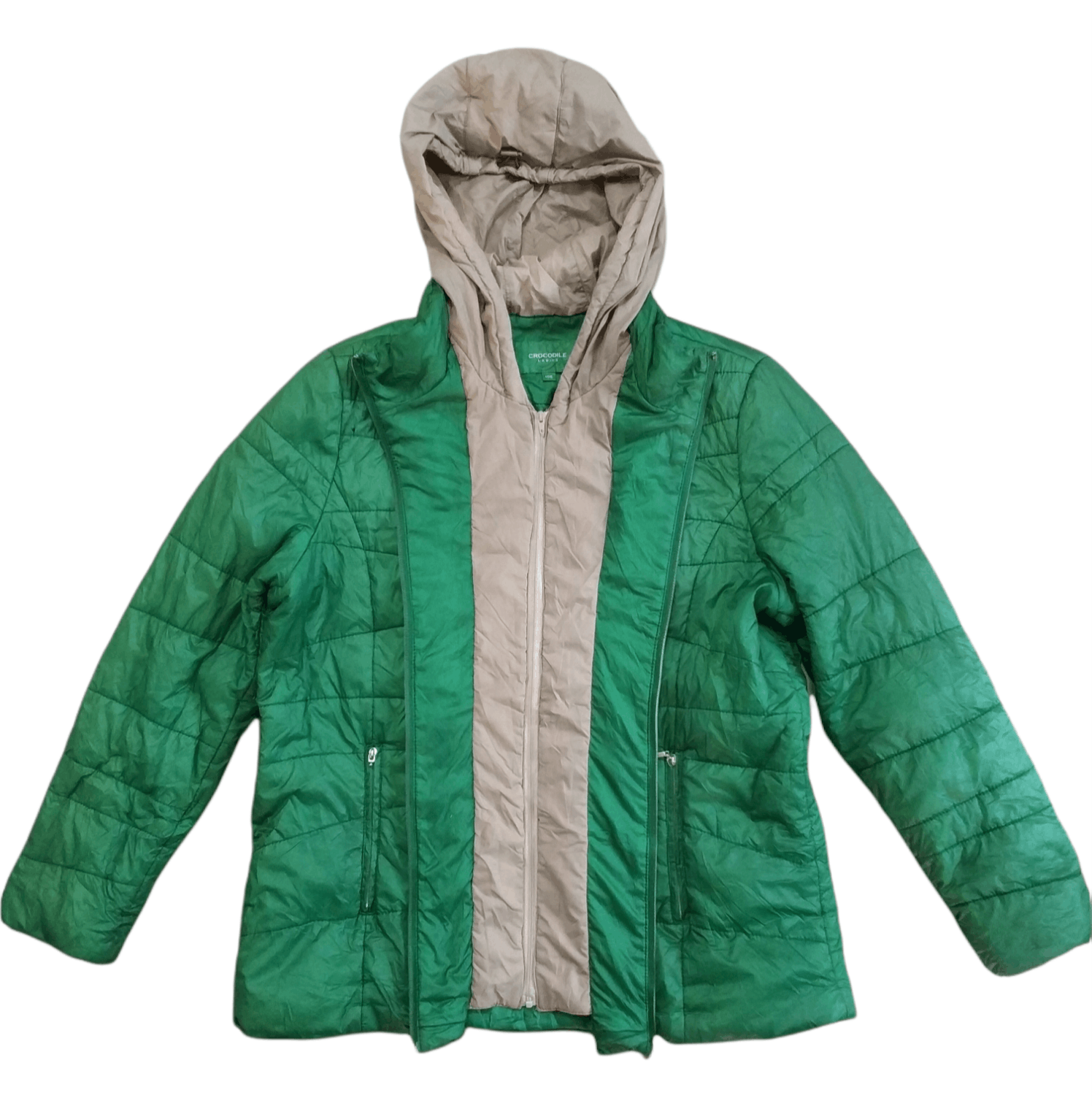 Designer × Japanese Brand × Streetwear 🔥Green Crocodile Ladies Quilted ...