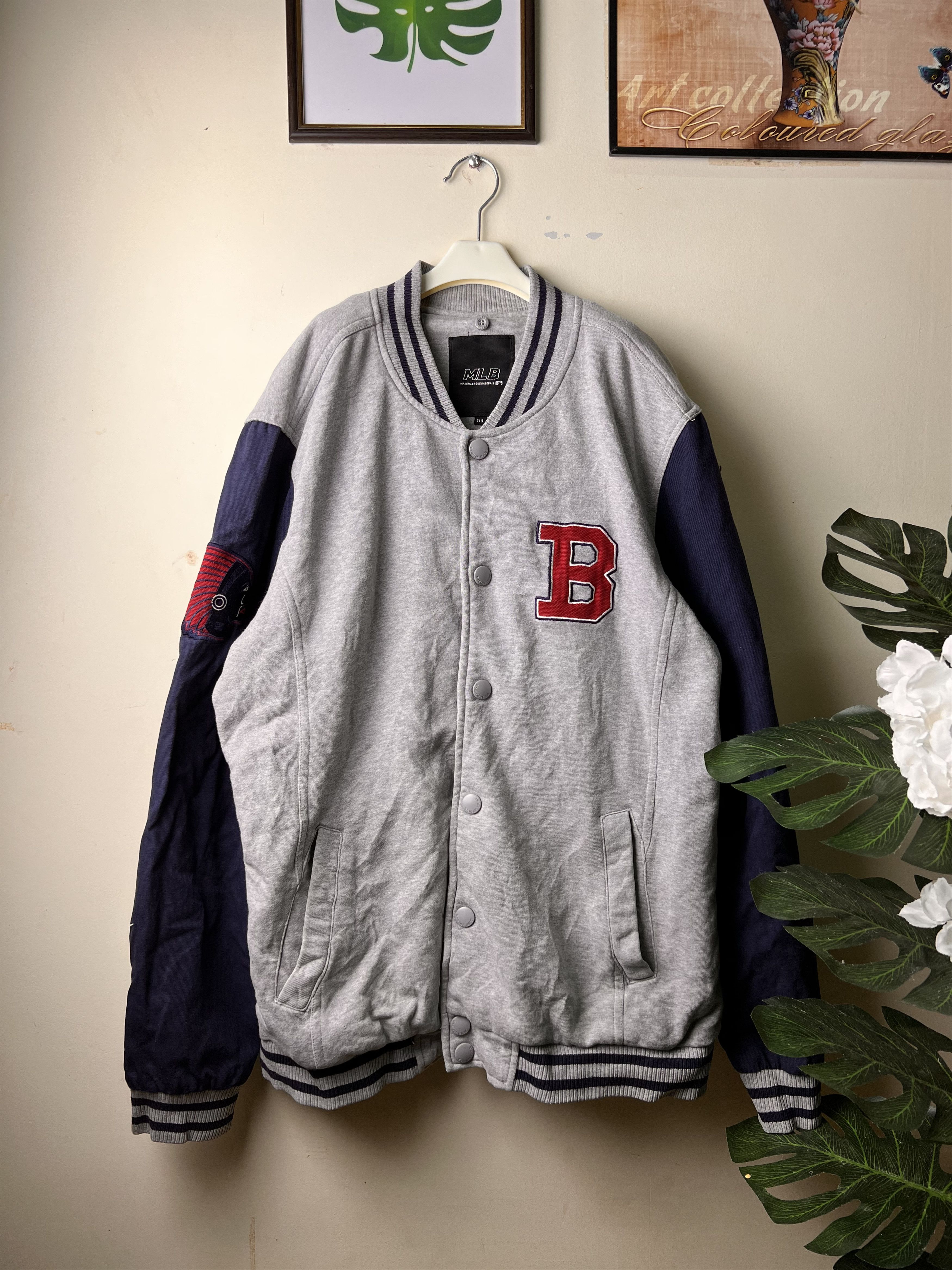 Designer × MLB × Varsity Jacket 🔥Vintage MLB Cotton Varsity Jackets ...