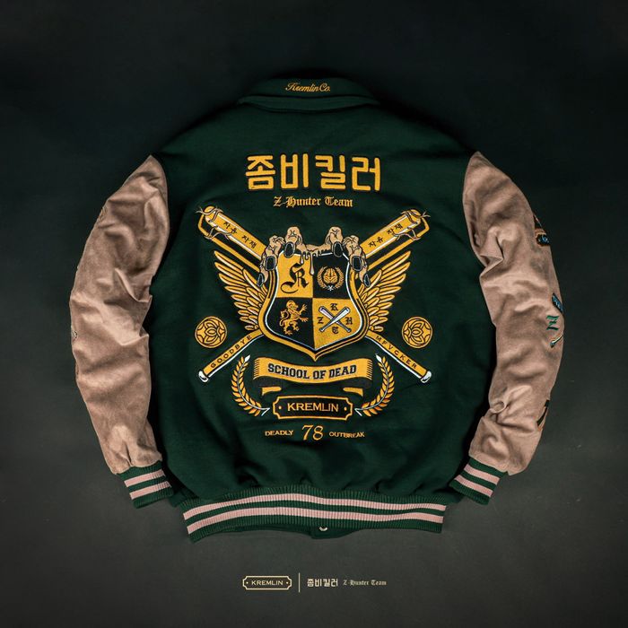 Varsity VARSITY JACKET KREMLIN FULL EMBROIDERY | Grailed