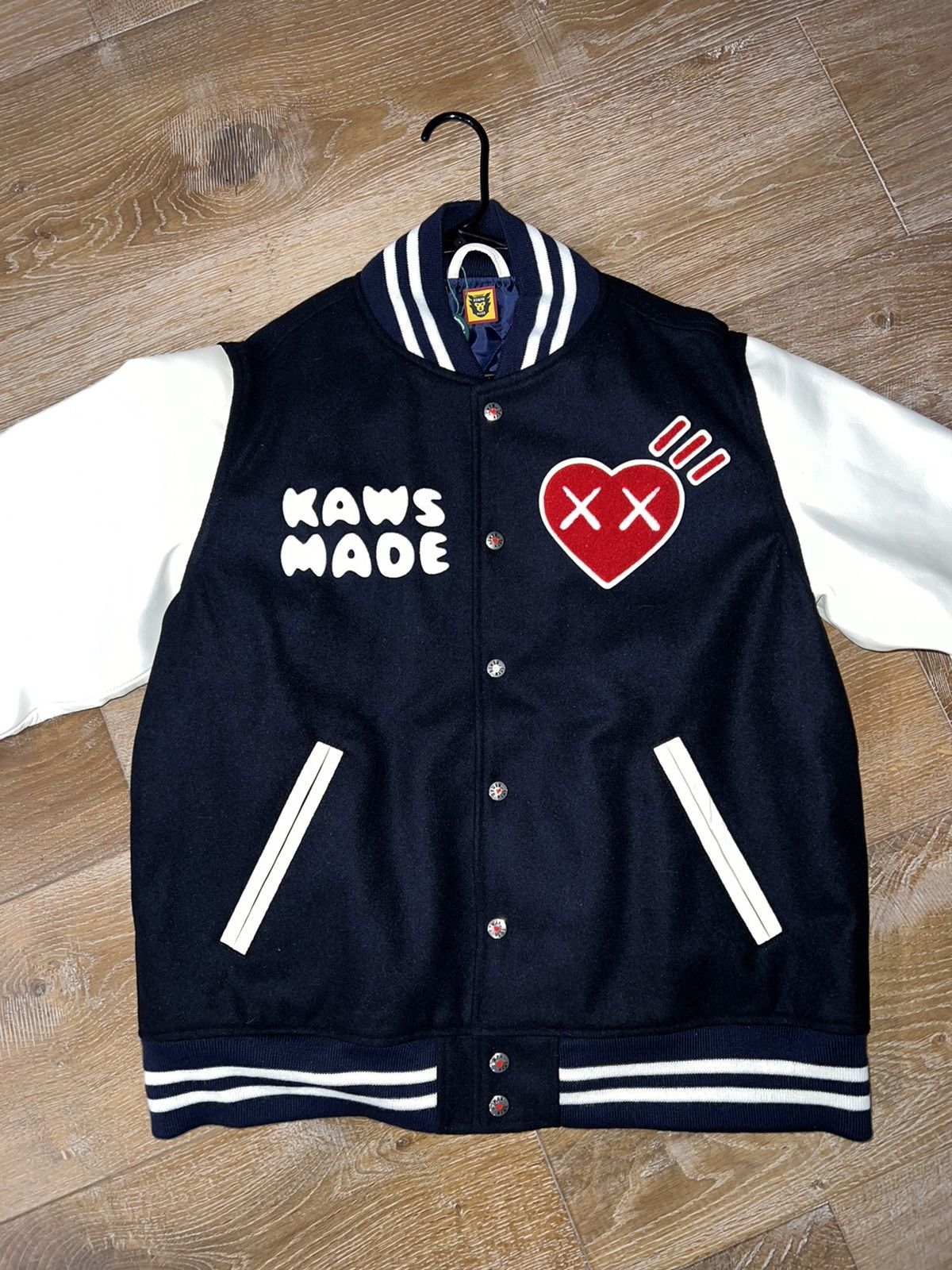 Human Made Human Made Kaws Varsity Jacket XL. | Grailed