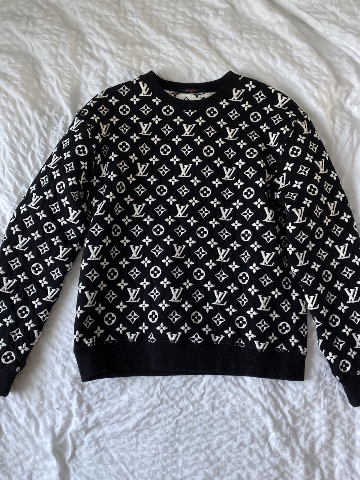 Louis Vuitton Louis Vuitton full monogram sweater | Grailed