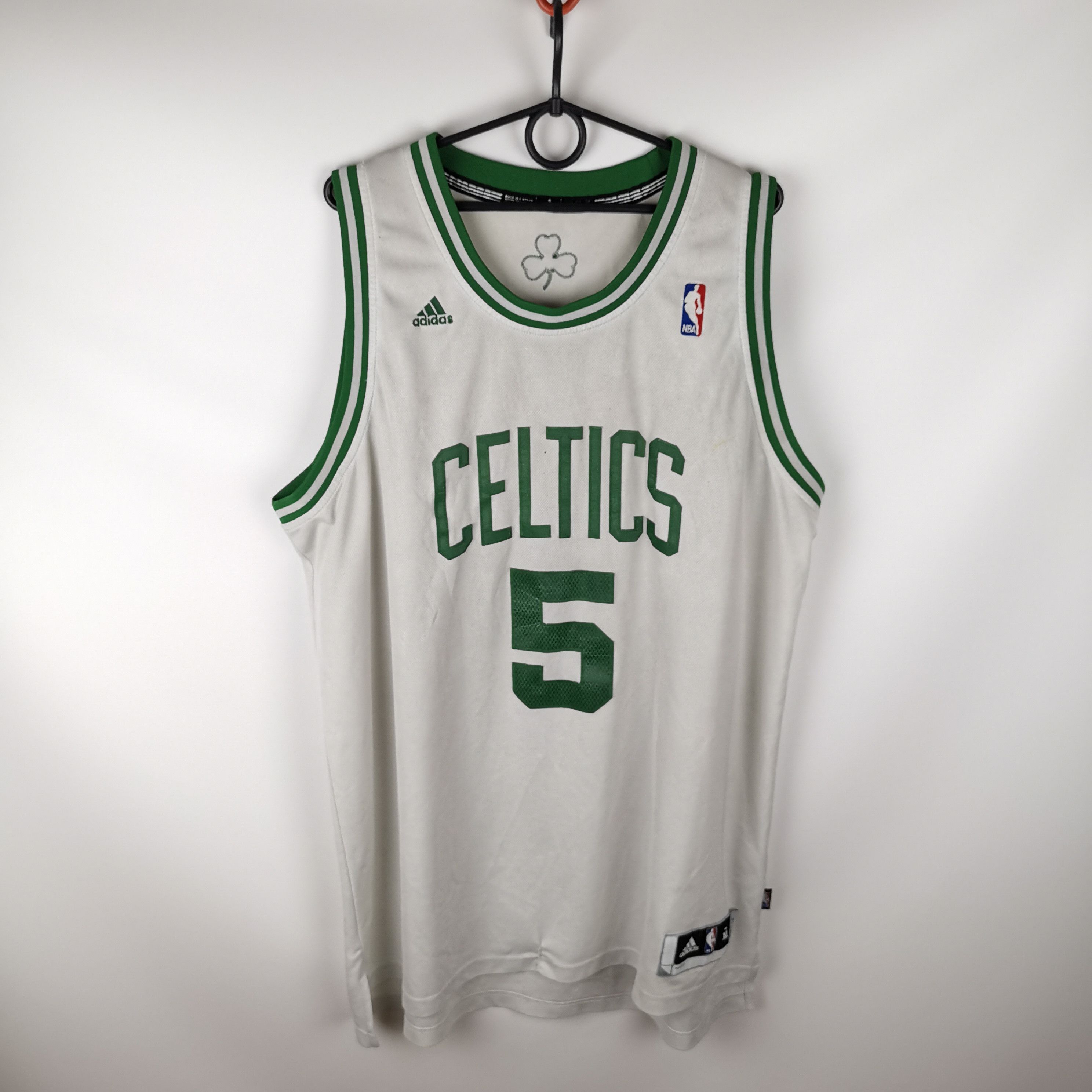 Adidas × NBA × Vintage Adidas Boston Celtics #5 Garnett NBA jersey ...