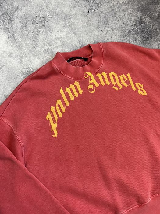 Palm Angels Palm angels red jumper | Grailed