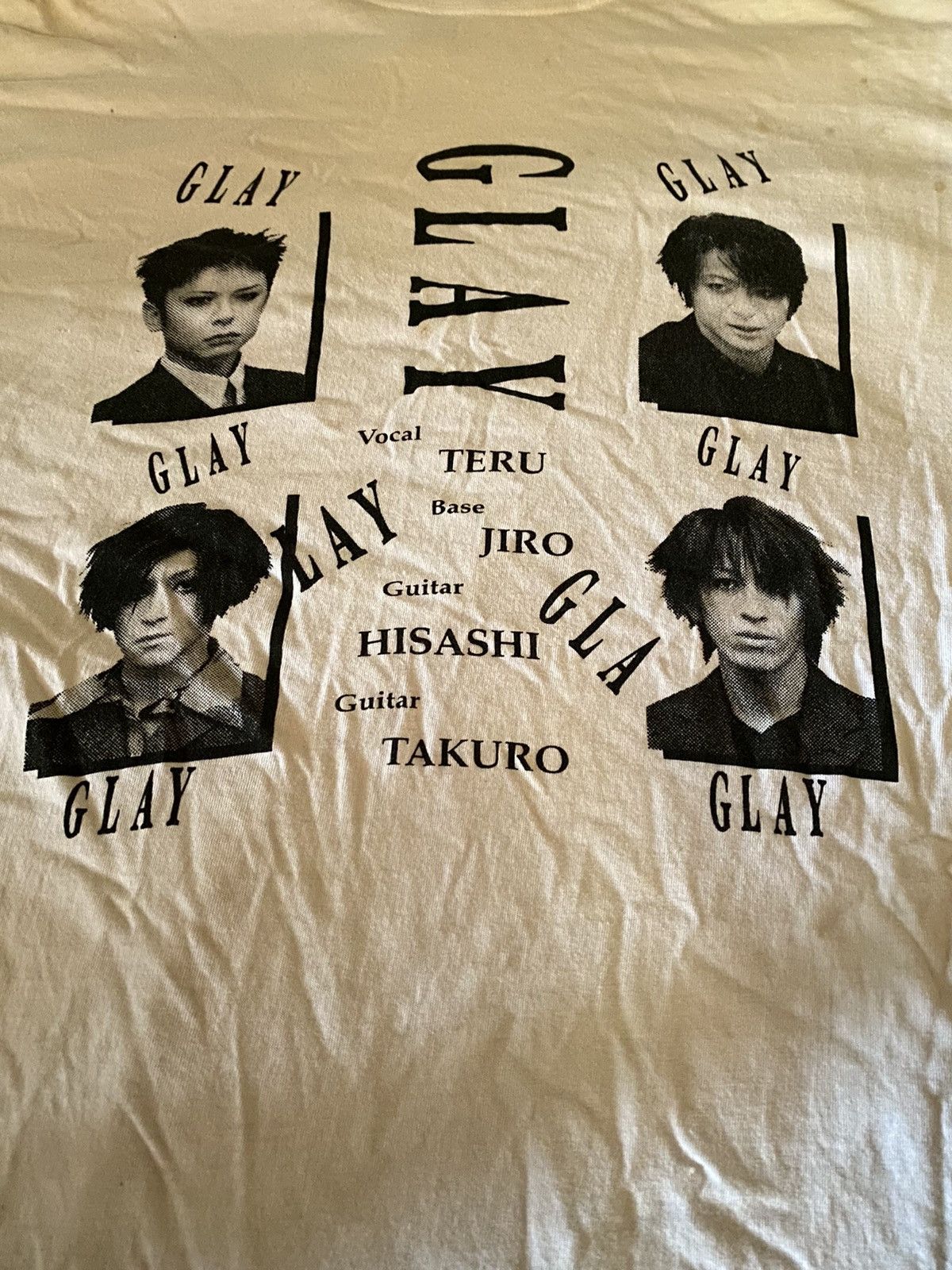 Band Tees Vintage 90s Japanese Visual Kei Band GLAY | Grailed