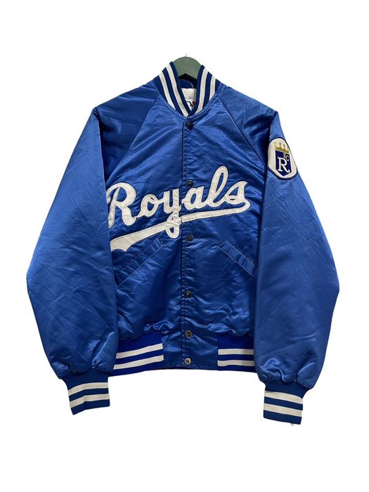Vintage VINTAGE KC ROYALS MLB STARTER SATIN VARSITY JACKET | Grailed