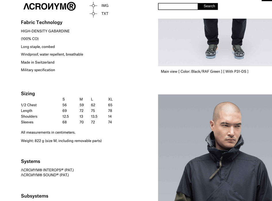 Acronym J36-S Size M | Grailed