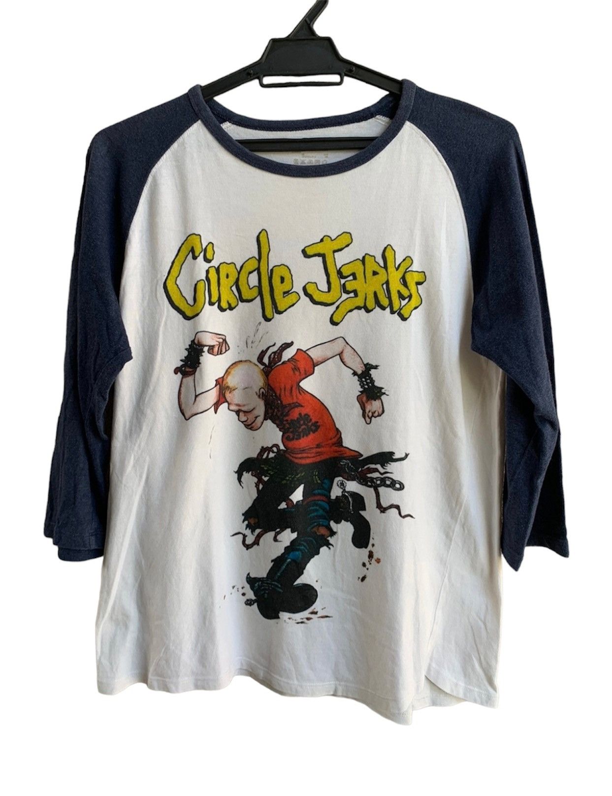 Band Tees × Seditionaries Circle Jerks Hardcore Punk Raglan Band Tees ...