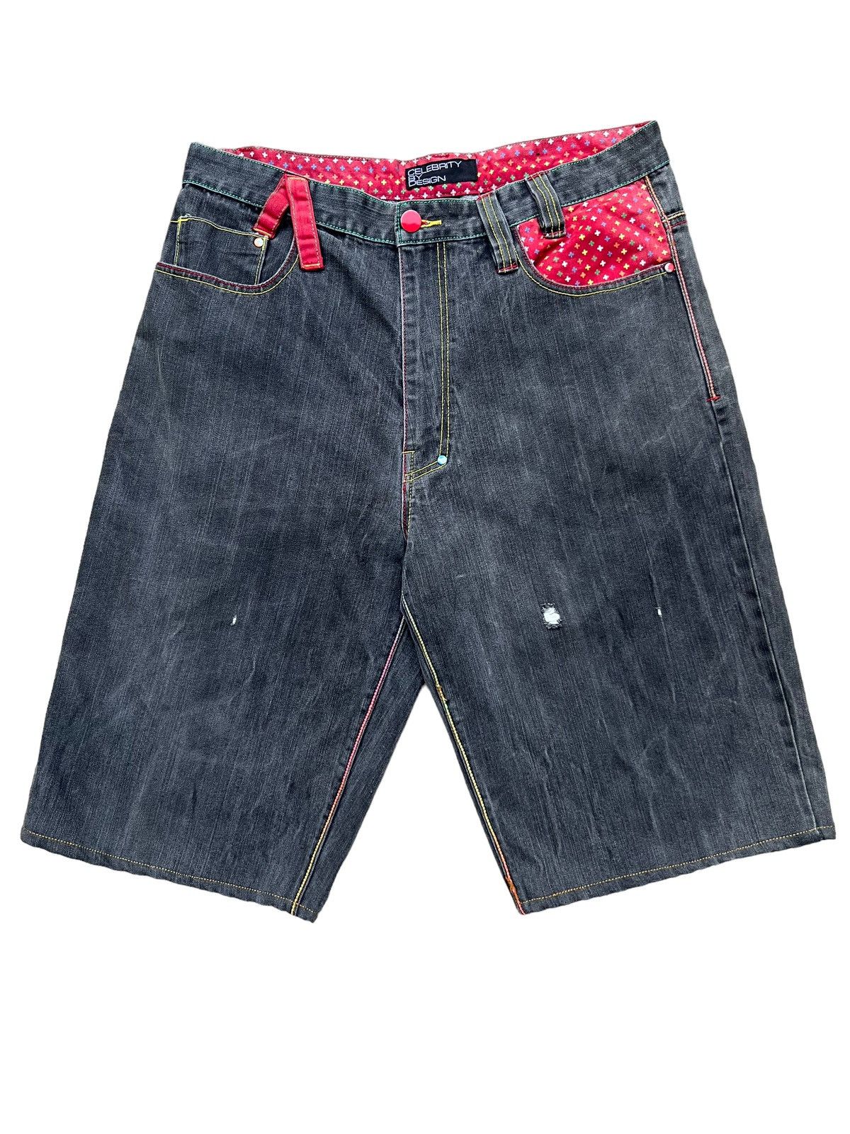 Southpole Celebrity By Design Japan Skull Bones Baggy Jorts Jeans | Grailed