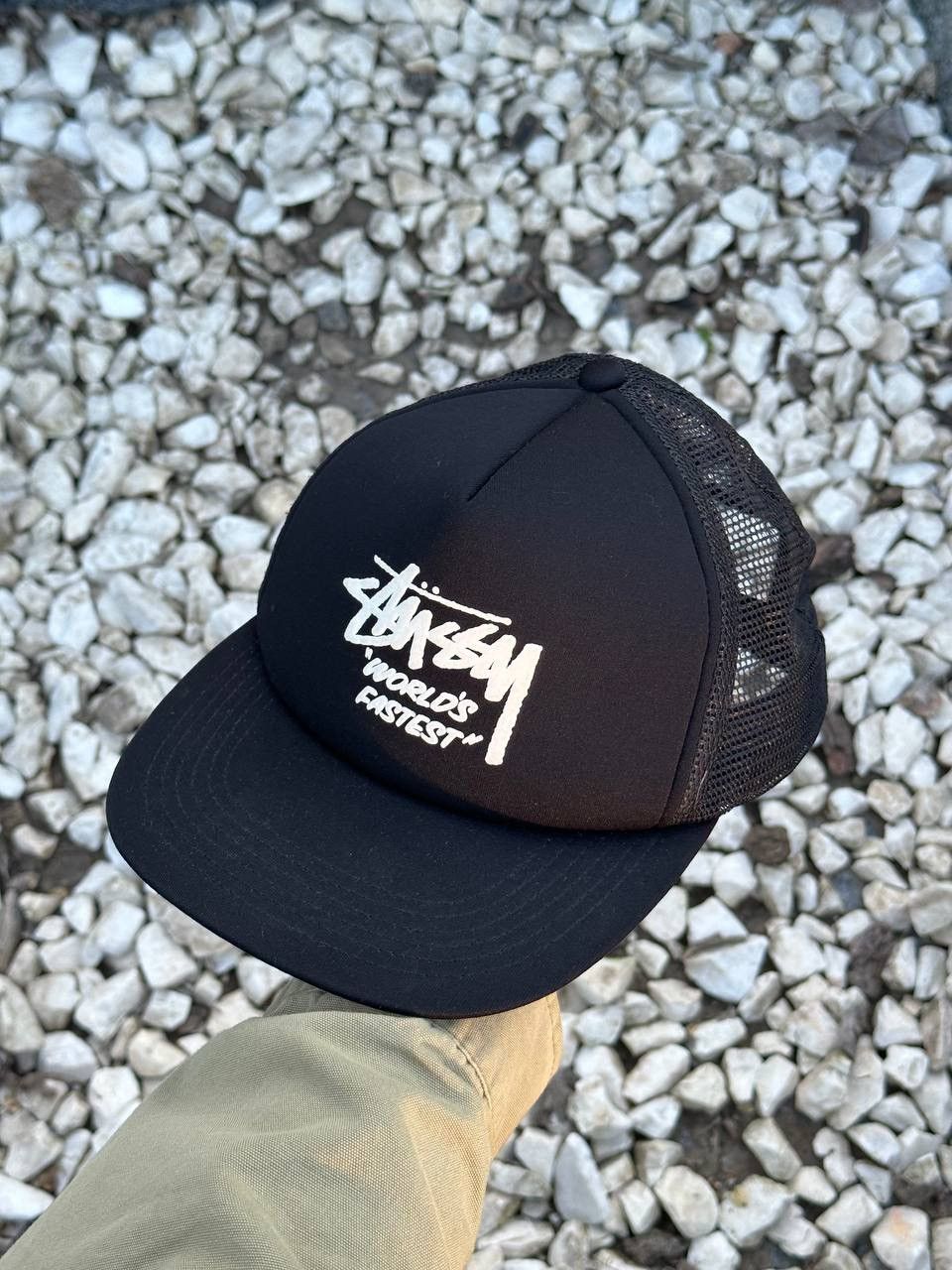 Vintage Vintage 2000s Stussy “World Fastest” Trucker Ballcap | Grailed