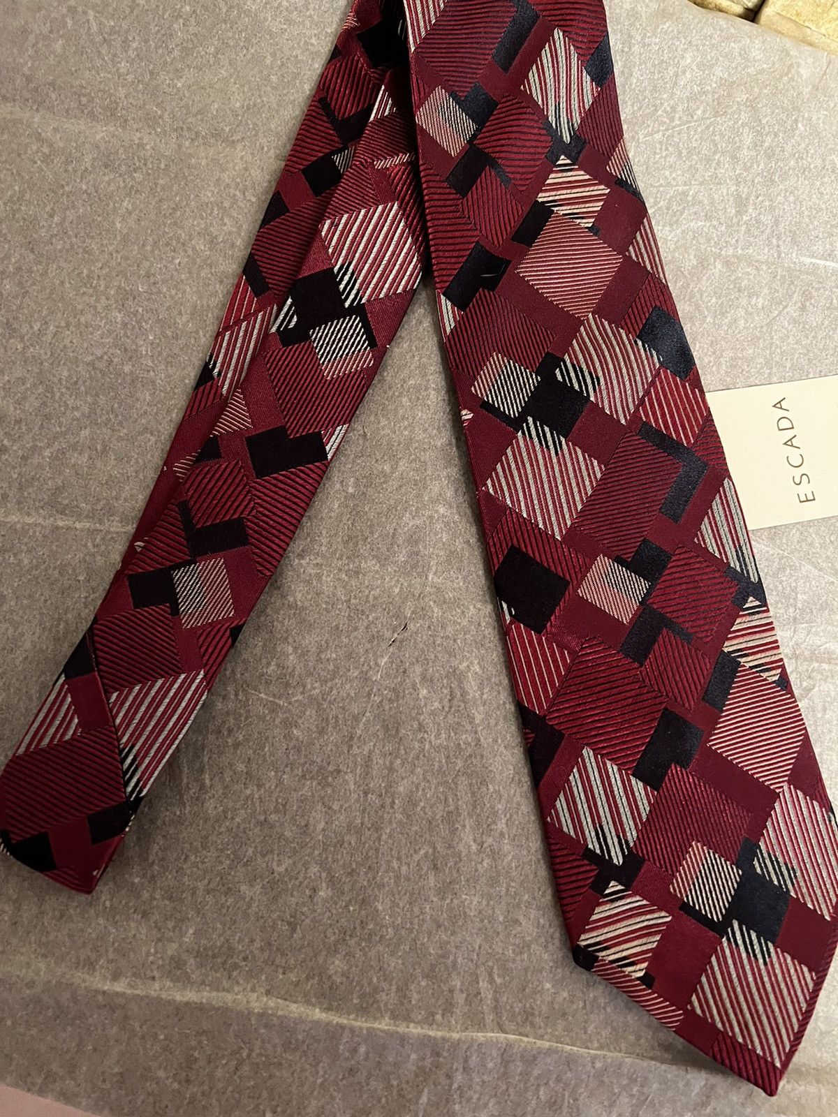 Escada ESCADA MULTIE COLORS 100% SILK NECK TIE ITALY | Grailed