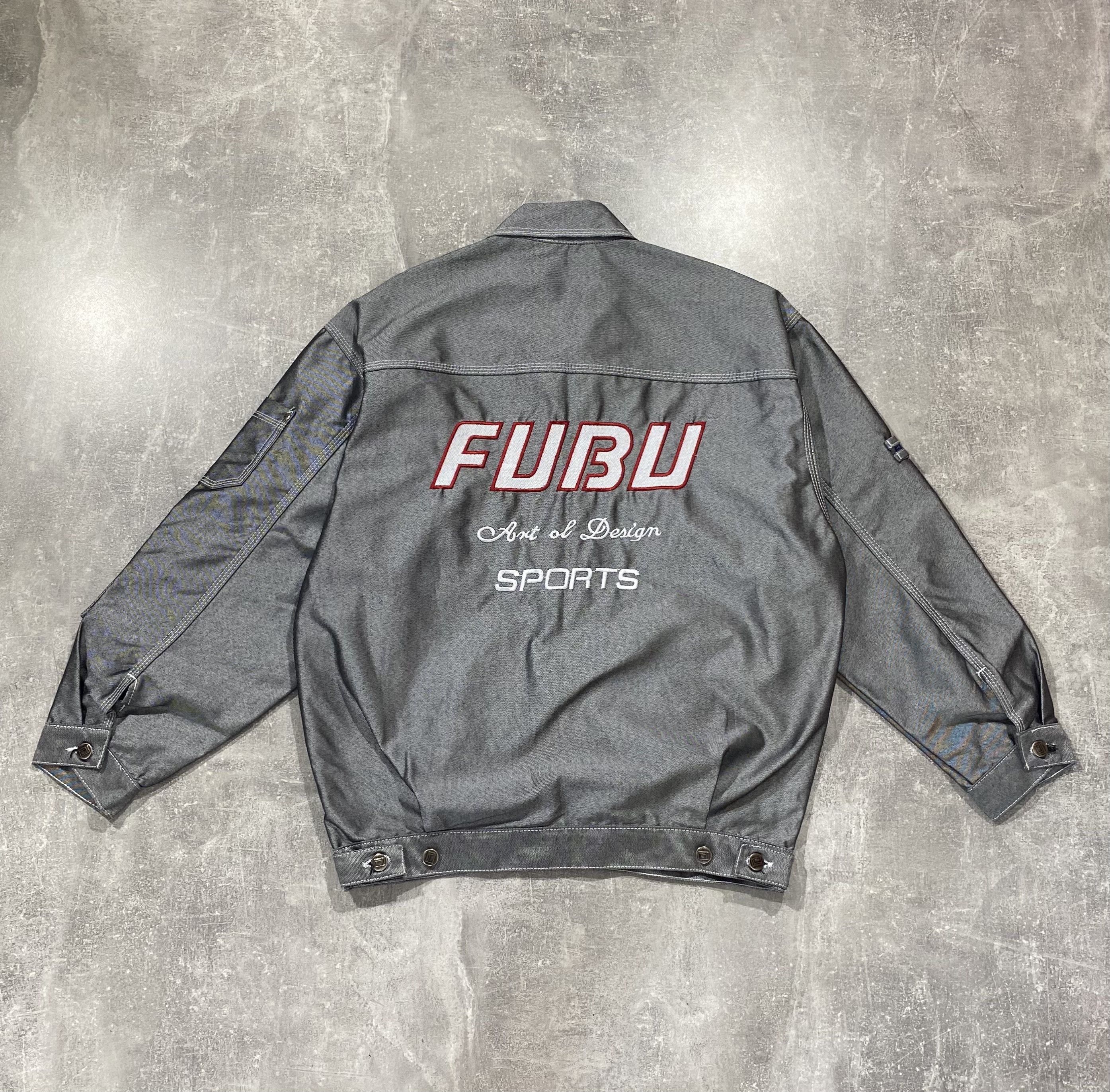 Avant Garde × Fubu × Streetwear Vintage Fubu Denim jacket Art of Design ...