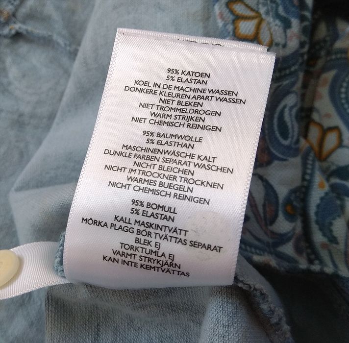 Pretty Green Pretty Green Paisley Flowered Print Polo Shirt in Blue ...