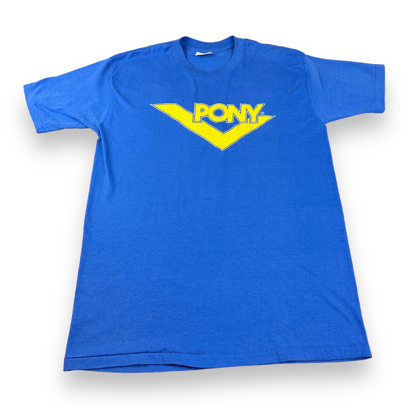 PONY × Vintage Vintage 90s Pony Brand "Mark Of The Chevron" T-Shirt ...