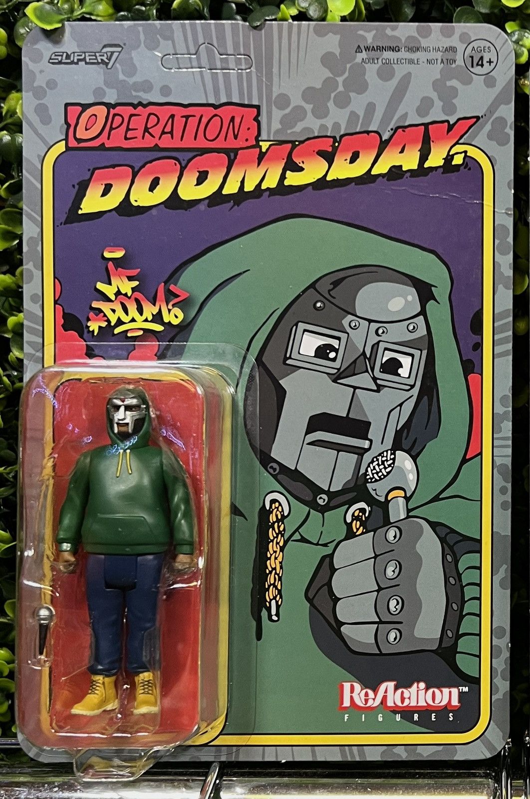 Mf Doom Super 7 MF Doom Operation Doomsday Re Action Figure | Grailed
