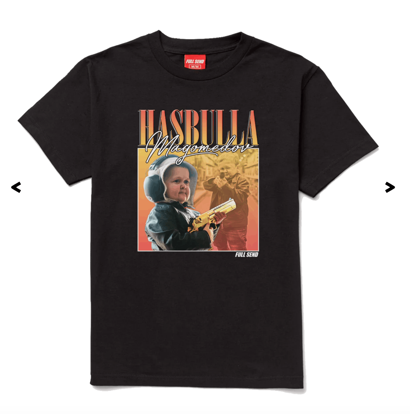 Full Send by Nelk Boys Full Send Hasbulla Golden Eagle Tee *BRAND NEW ...