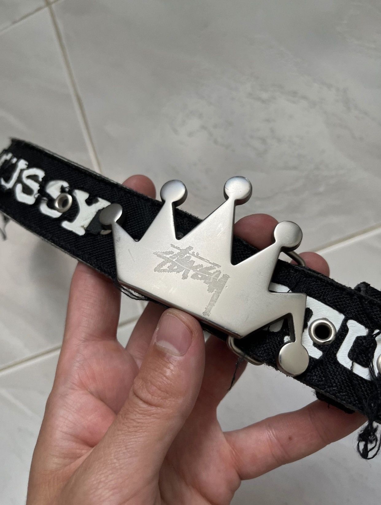 Streetwear × Stussy Stussy Crown Buckle Belt | Grailed