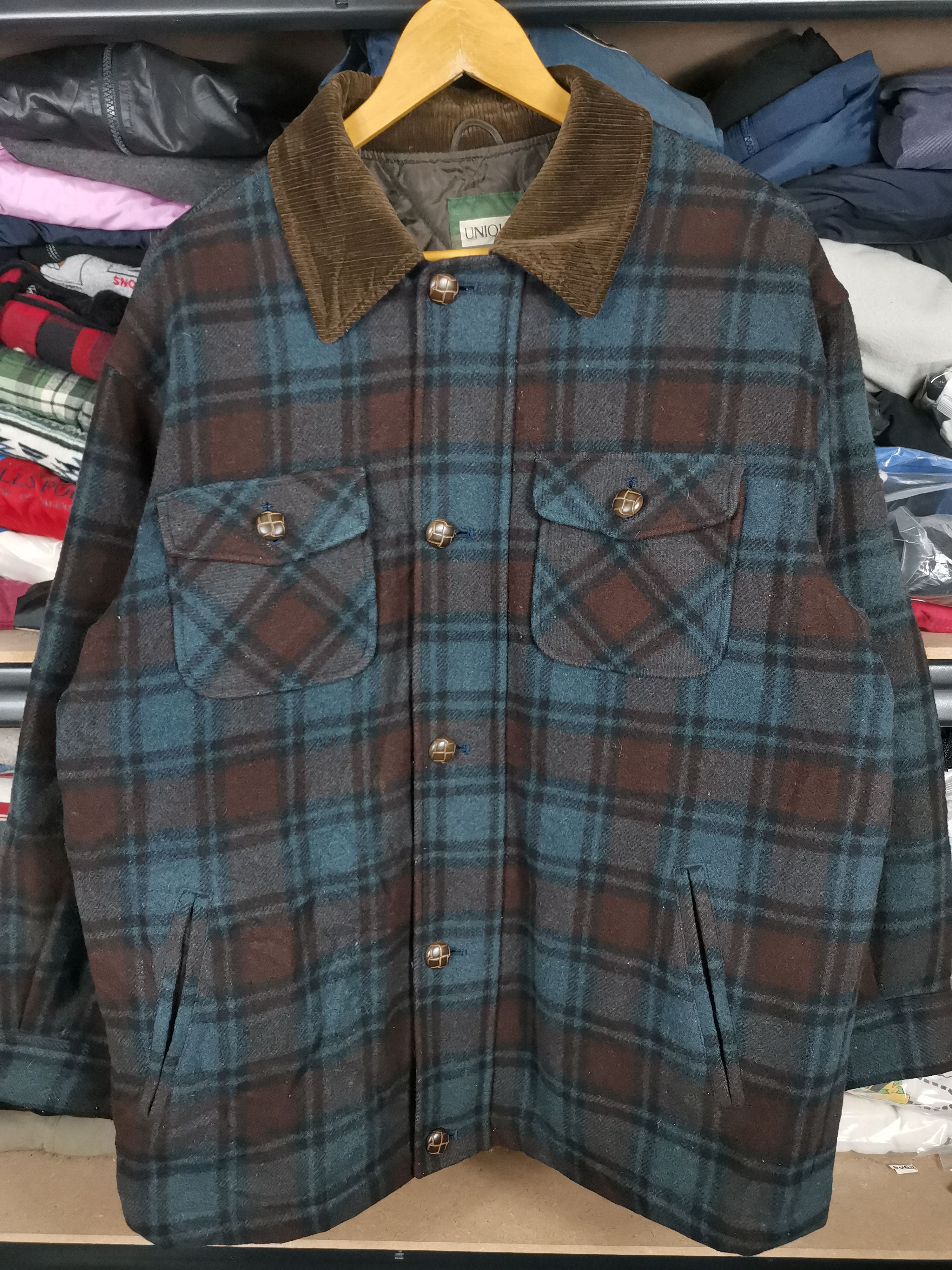 Uniqlo Vintage Uniqlo Wool Button Jacket Hype Color | Grailed