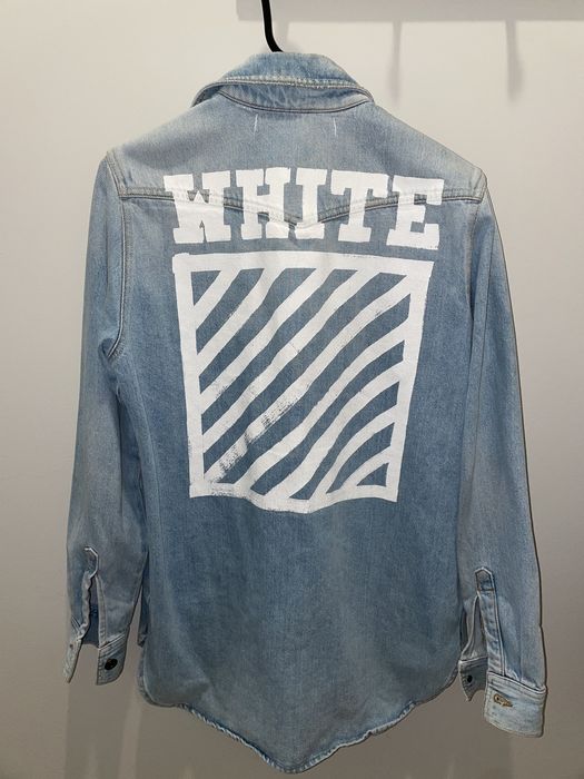 Off-White Off-White denim jacket | Grailed