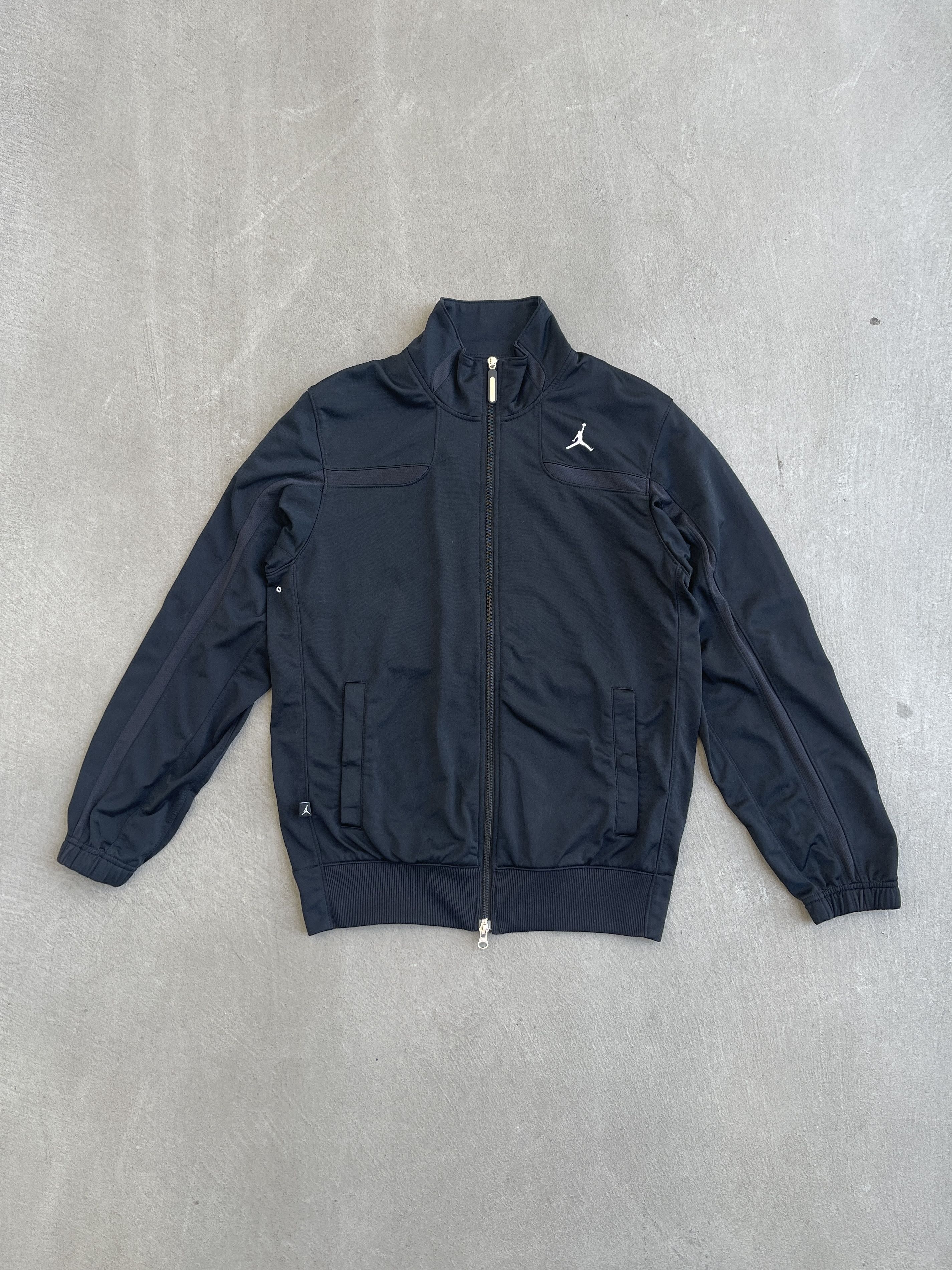 Jordan Brand Vintage 2000s Jordan Triple Black Track Jacket | Grailed