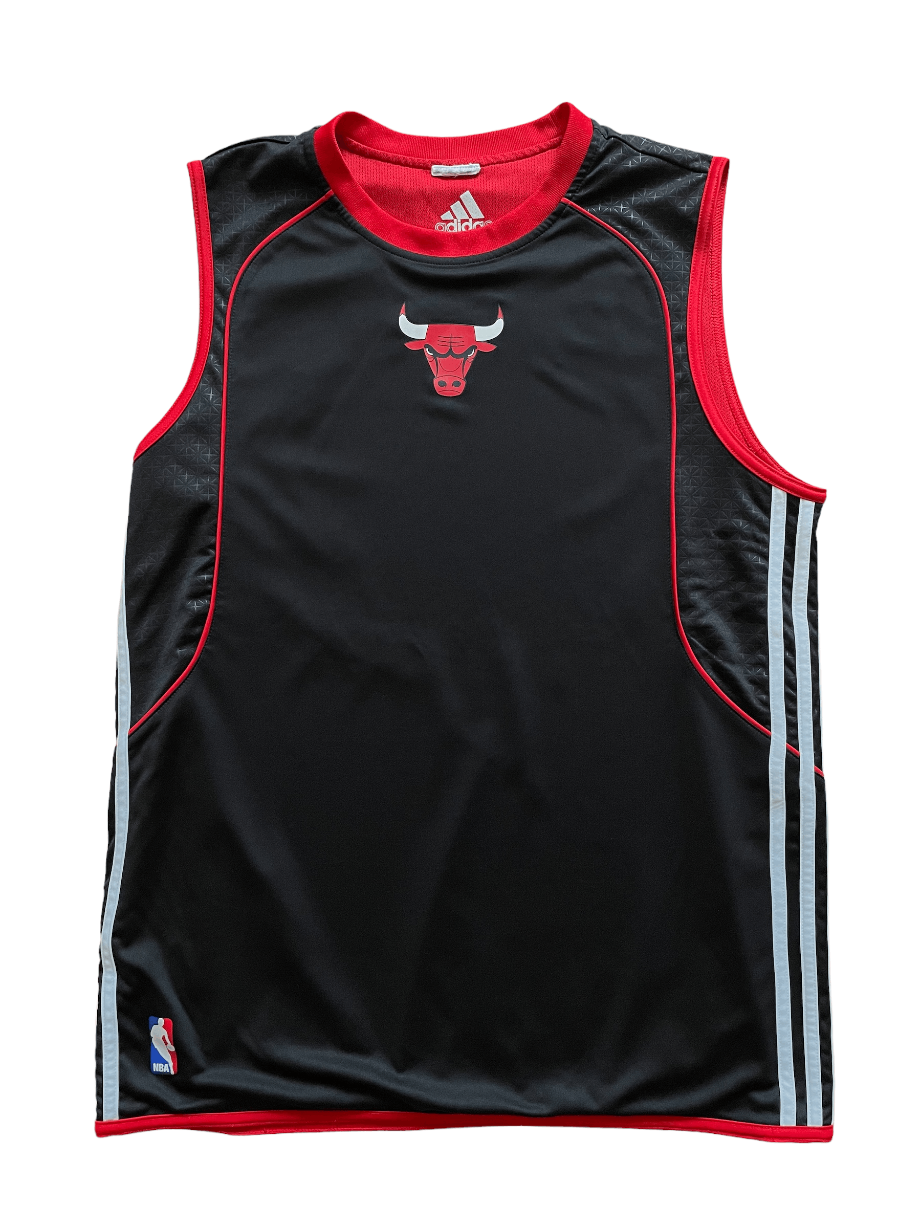 Adidas Adidas Chicago Bulls NBA training shirt Tee Rare Y2K Drill | Grailed