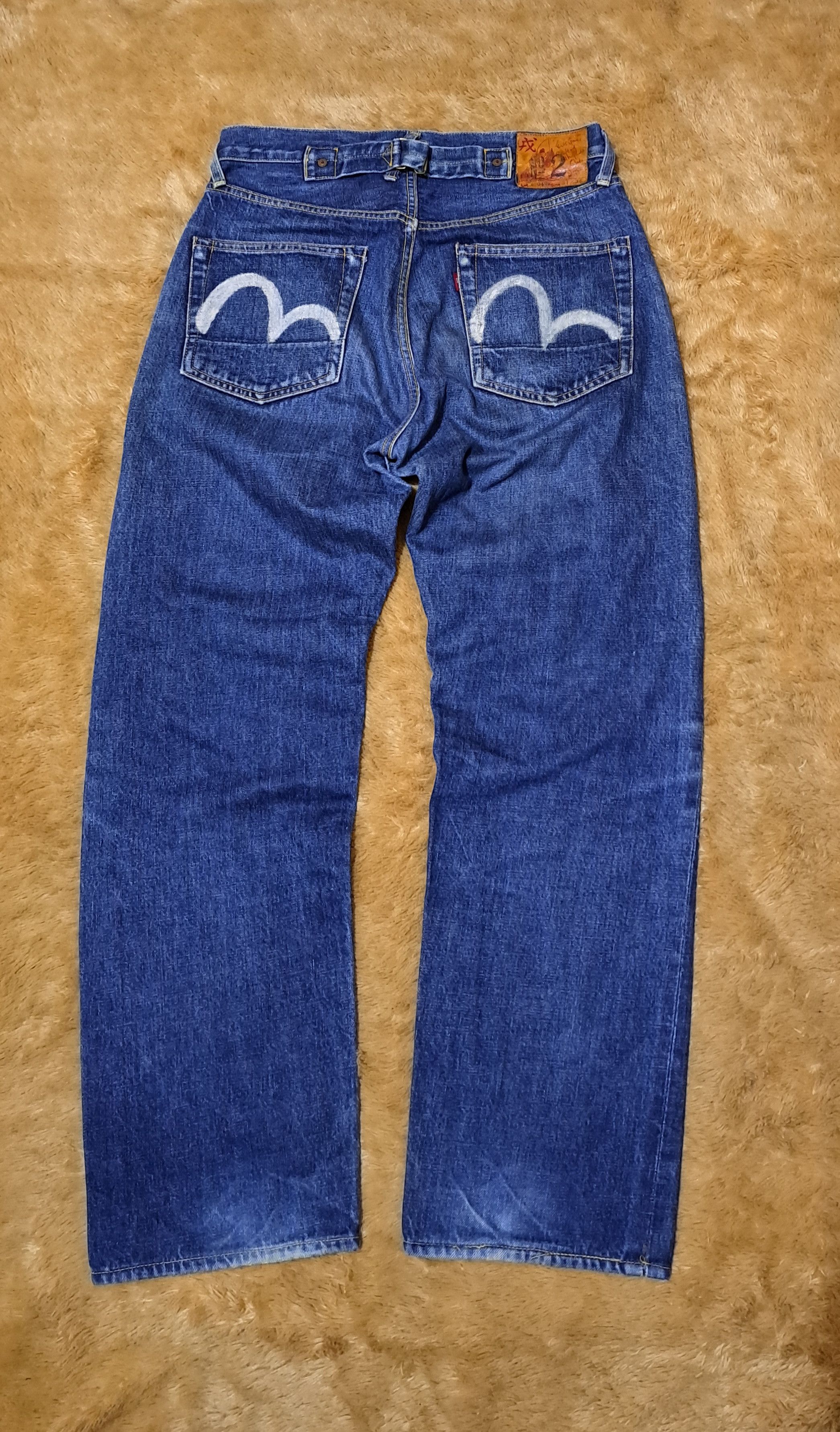Evisu × Japanese Brand × Vintage 🇯🇵Vintage Evis Chinch Back Selvedge ...