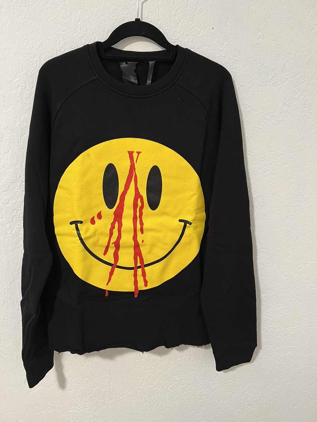 Vlone Vlone Smiley Face Crewneck | Grailed