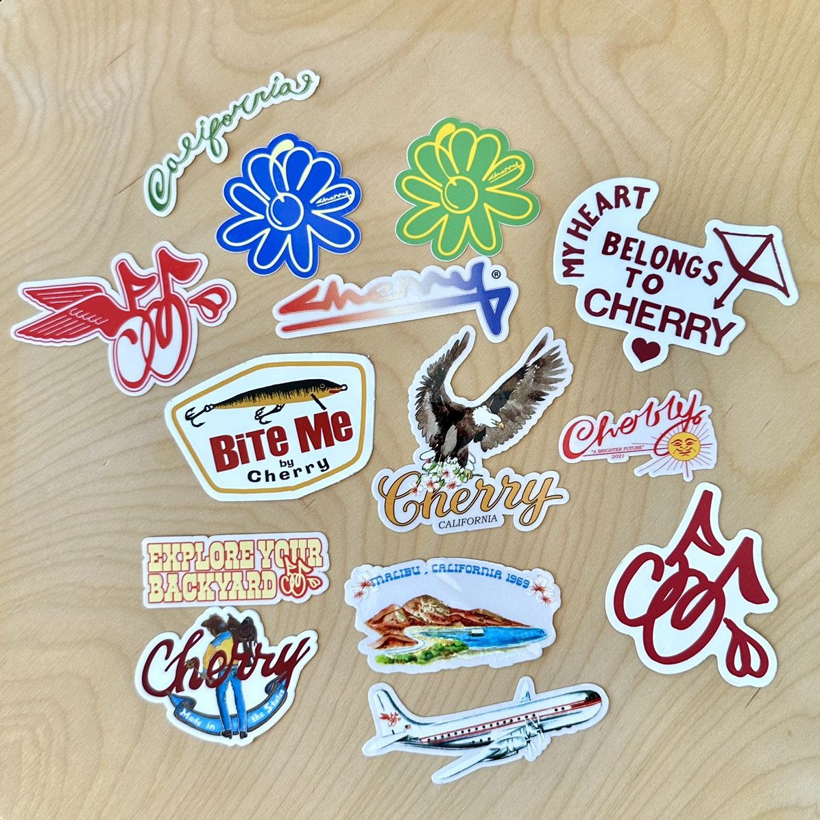 Cherry LA Brand New RARE Cherry LA Stickers (14 Vinyl) | Grailed