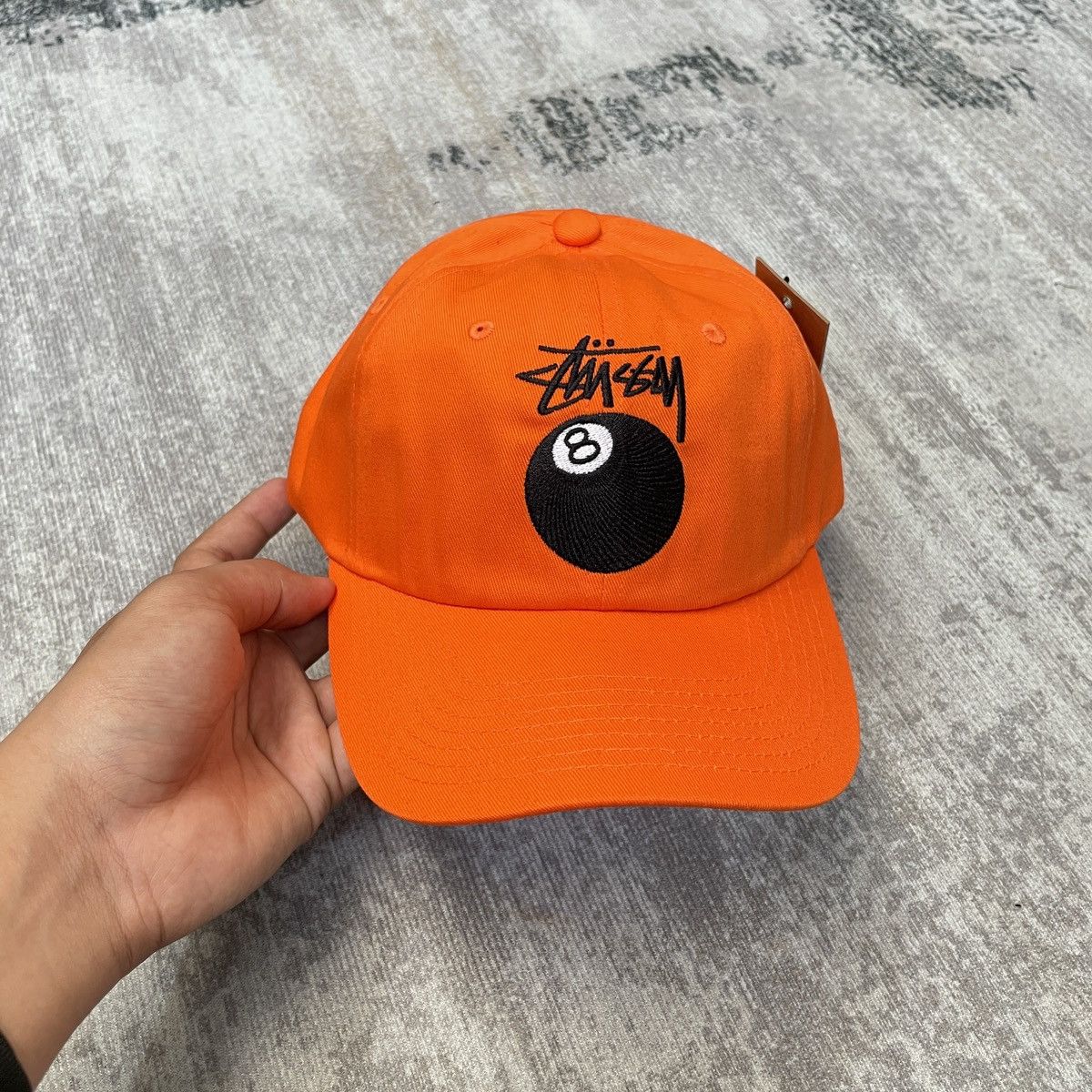 Stussy Stussy 8-Ball Cap Orange | Grailed