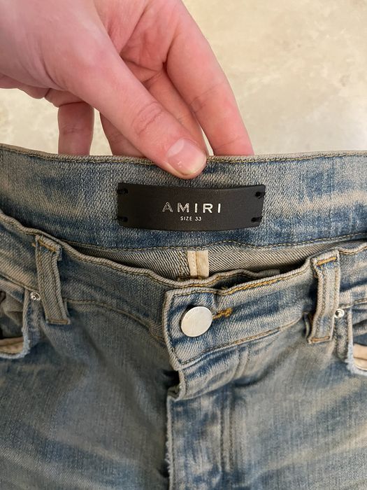 Amiri Amiri Heart Patch Jeans | Grailed