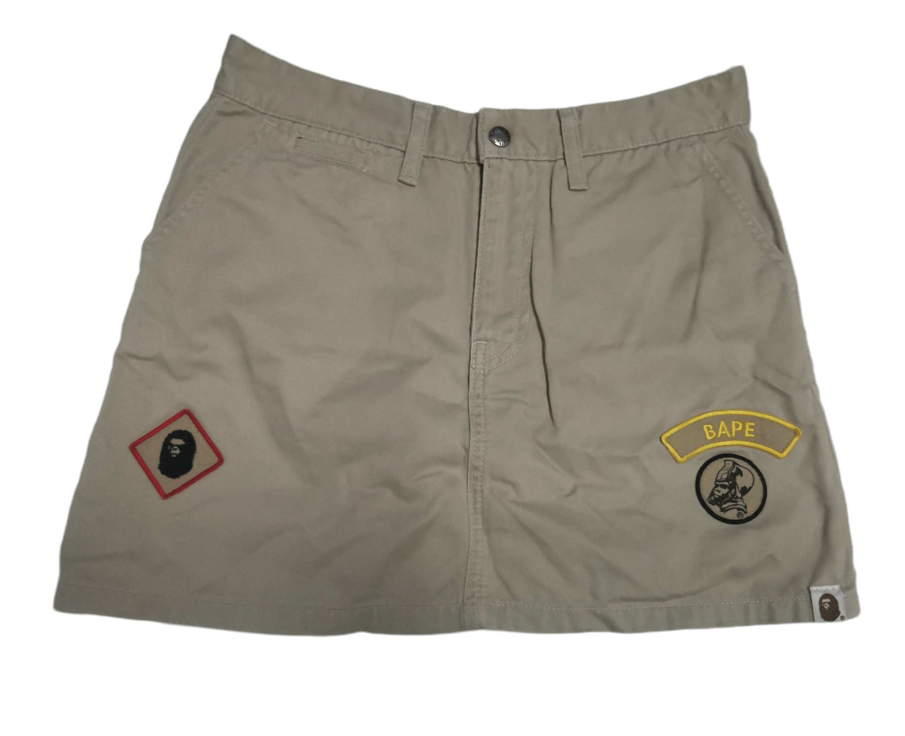 Bape A Bathing Ape BAPE Mini Skirt Patches Sexy Japan Bitch | Grailed